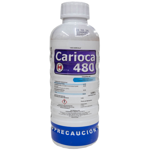 INSECTICIDA AGRÍCOLA CARIOCA 480, 950 MLS | casapanchojardines