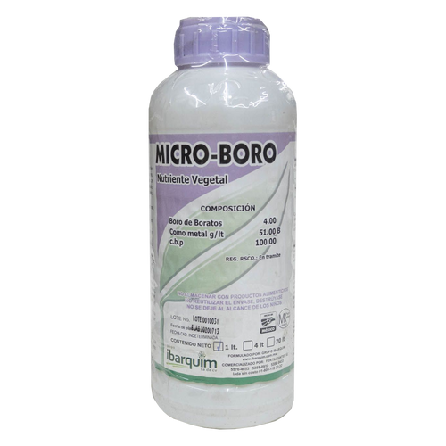 MICRO-BORO NUTRIENTE VEGETAL 1LT | casapanchojardines