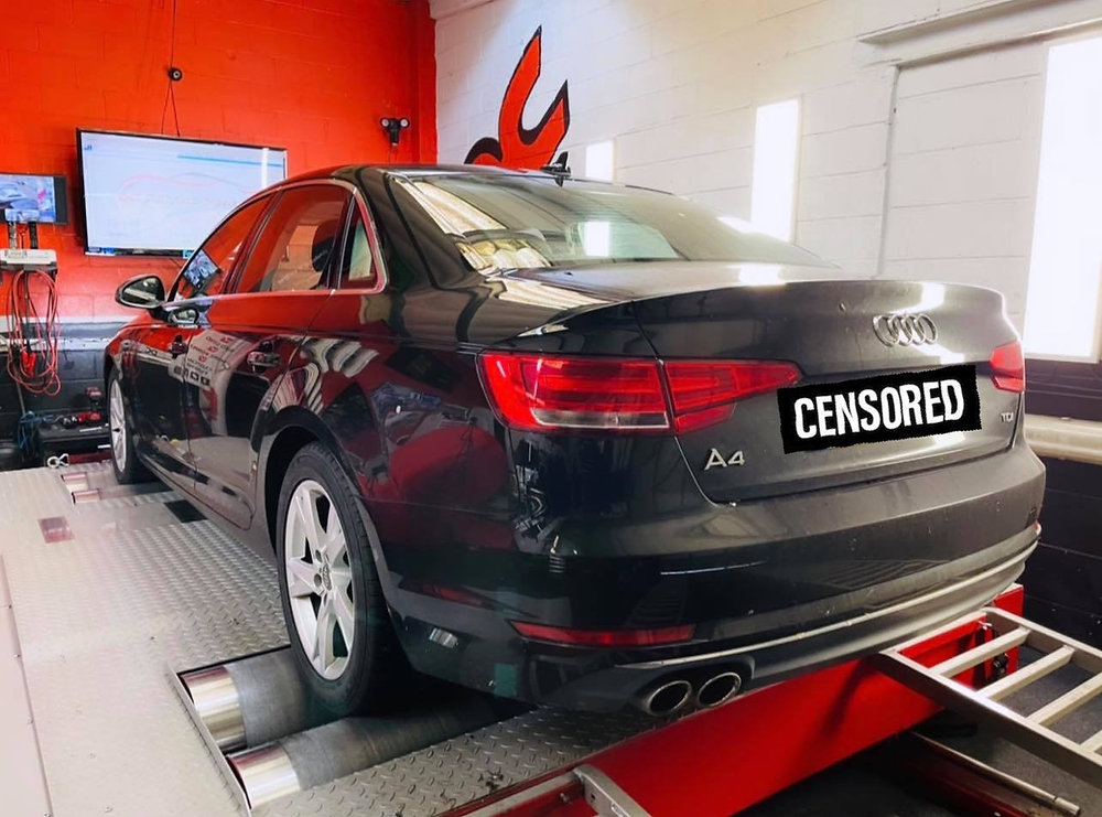 Audi A4 B9 3.0 V6- In For Our Stage 1 Custom Tuning On Our 4WD Linked Dyno.