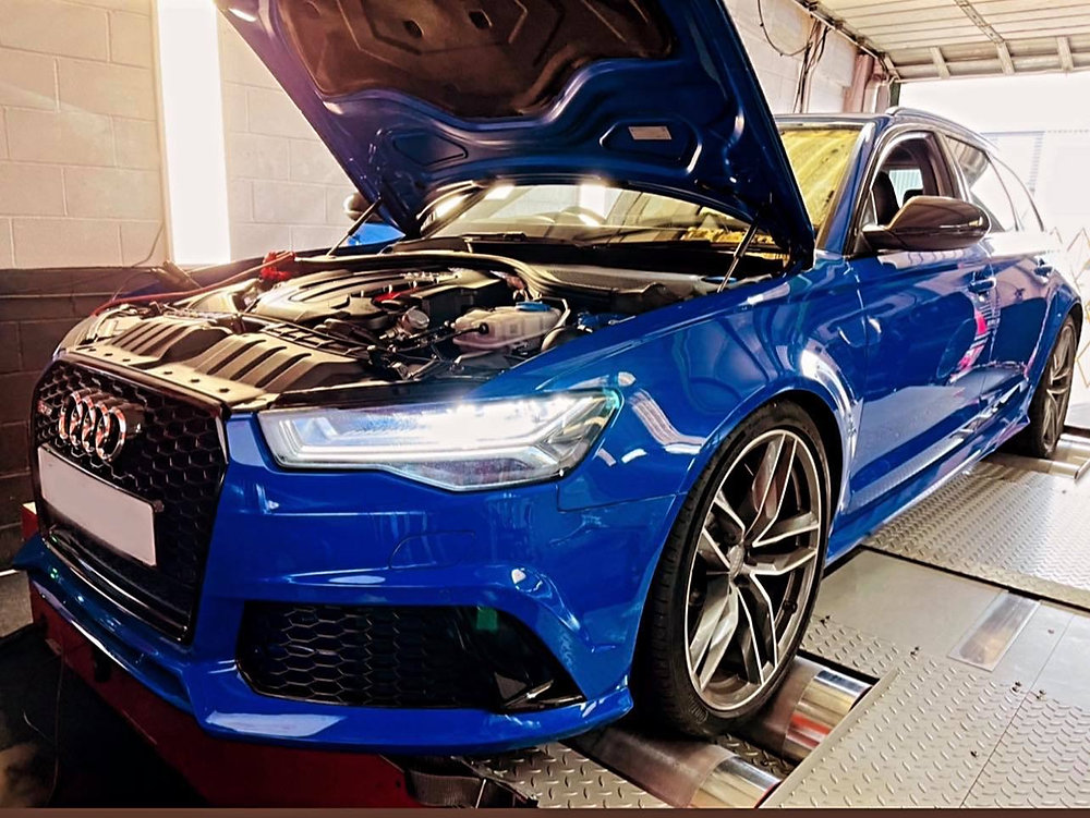 Audi RS6 4.0 - In For Our Stage 1 Custom Tuning On Our 4WD Linked Dyno.