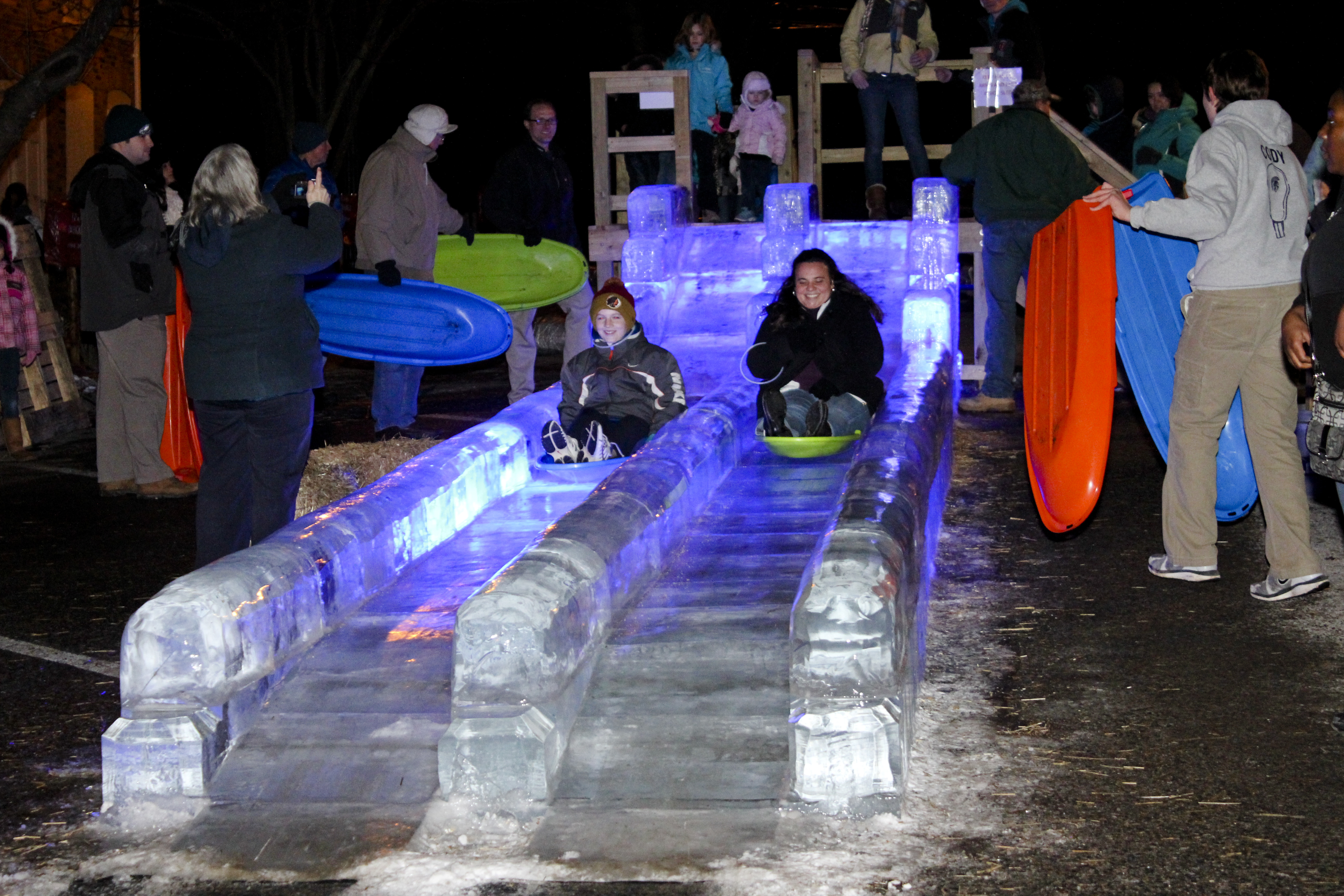 Double-Wide Ice Slide