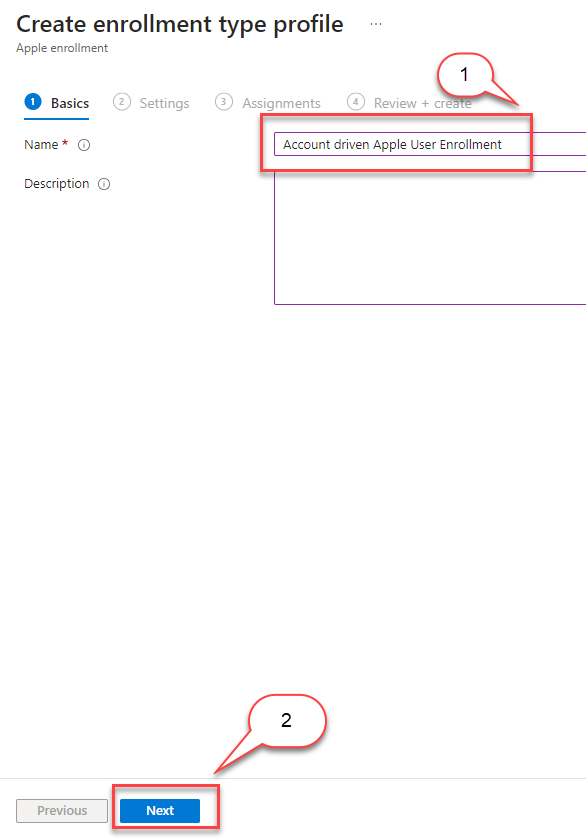 Configure Account-driven User Enrollment in Intune