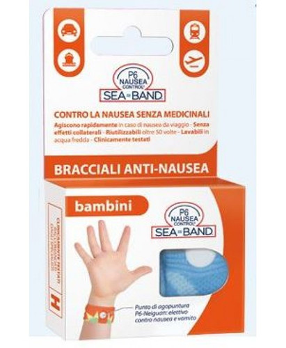P6 NAUSEA CONTROL SEA BAND BRACCIALI ANTI-NAUSEA BAMBINI DISPOSITIVO ...