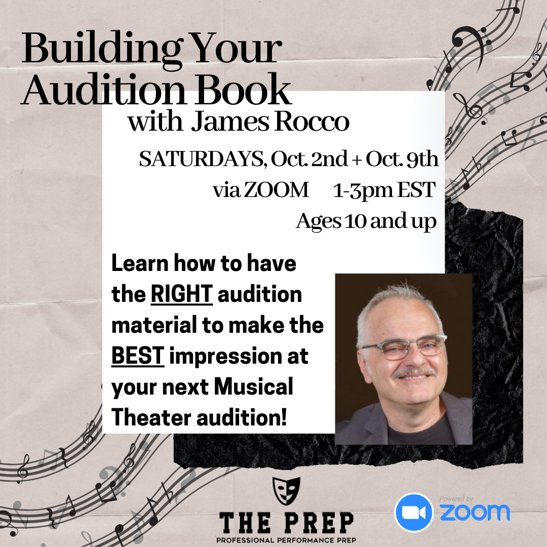 Building Your Audition Book with James Rocco | ThePrepNJ