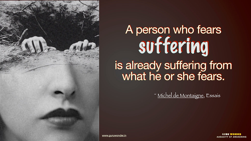 Already suffering because of fear