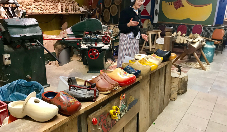 The Simonehoeve Cheese Farm & Clog Factory , Volendam, The Netherlands