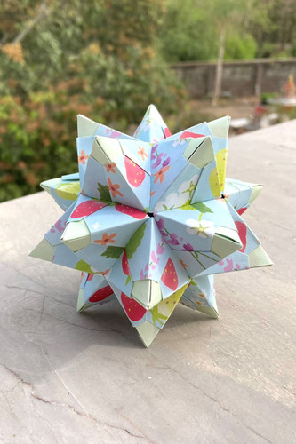 Turnip Kusudama | PrwOrigami
