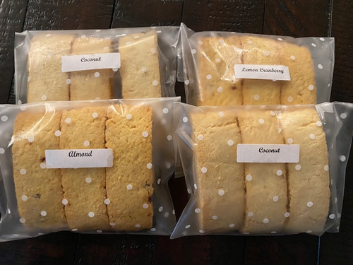 Dozen assorted biscotti in packages of 3 | Grammy B S Biscotti