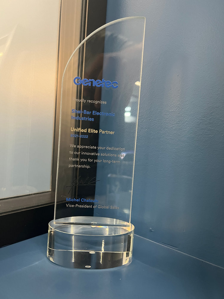 Genetec Unified Elite Partner Award