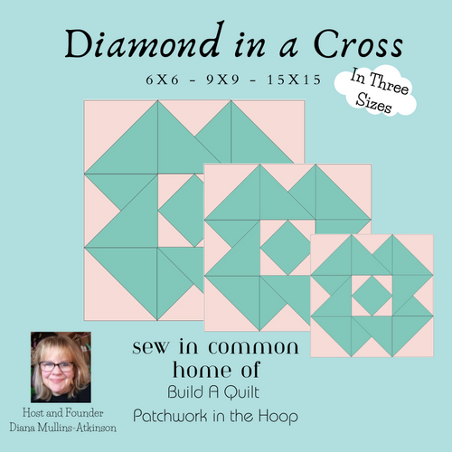 Build A Quilt - Diamond in a Cross | Sew In Common