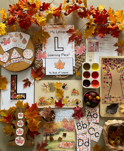 L is for Leaf Early Learning Pack | FTL of Homeschooling