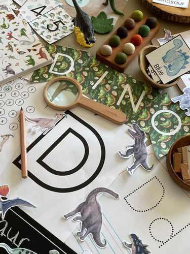 D is for Dinosaur Early Learning Pack | FTL of Homeschooling