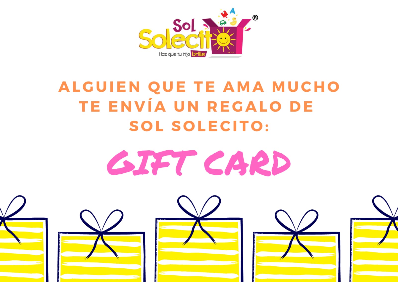 Gift Card Sol Solecito | Sol SolecitoBogotá