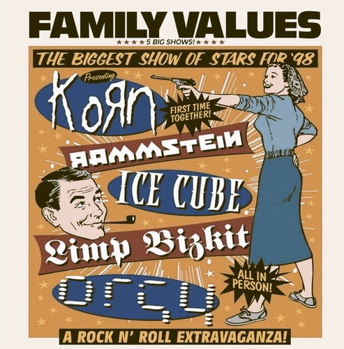 Various – Family Values Tour '98 "2LP COLOURED VINYL" | Records LPs Vinyl