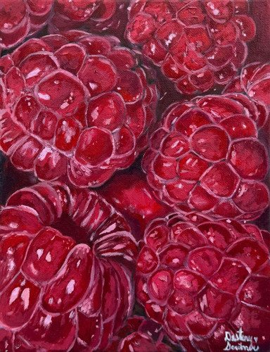 "Raspberries" art print | Destiny Scribner Art