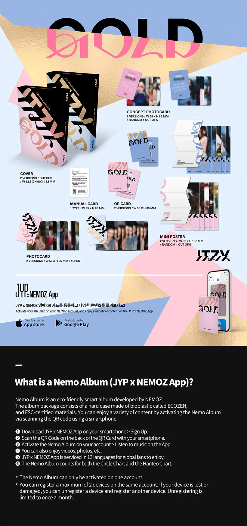 ITZY - GOLD (NEMO VER.) | ChocChoc Online Shop