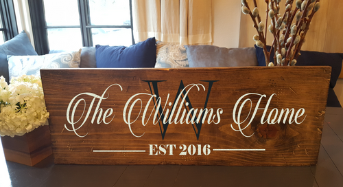 30" Established home sign | mysite-2