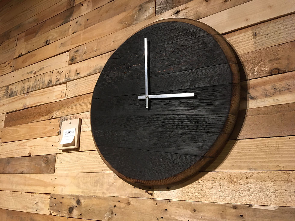 Whisky barrel clock | SWR - The Wood Shop