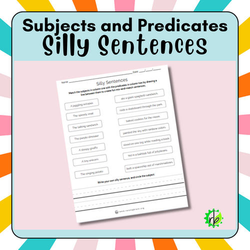 Subjects and Predicates - Silly Sentences | Raising Brain
