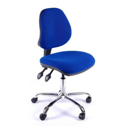 Juno Medium Back Chrome Office Chair | Chilli Seating (OLD)
