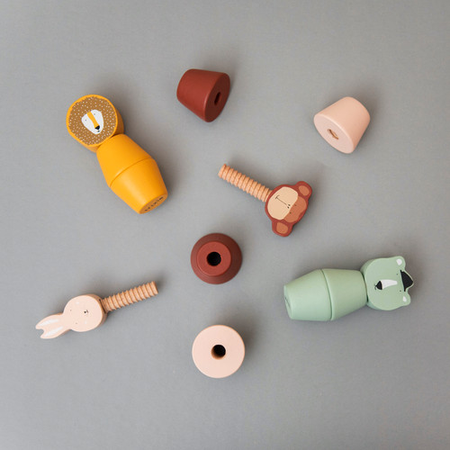 Trixie Baby | Wooden Twist Animals | Screw Toy | Seb and I