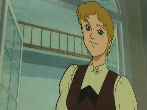Original Anime Cel & Background from Trapp Family Story featuring Maria ...