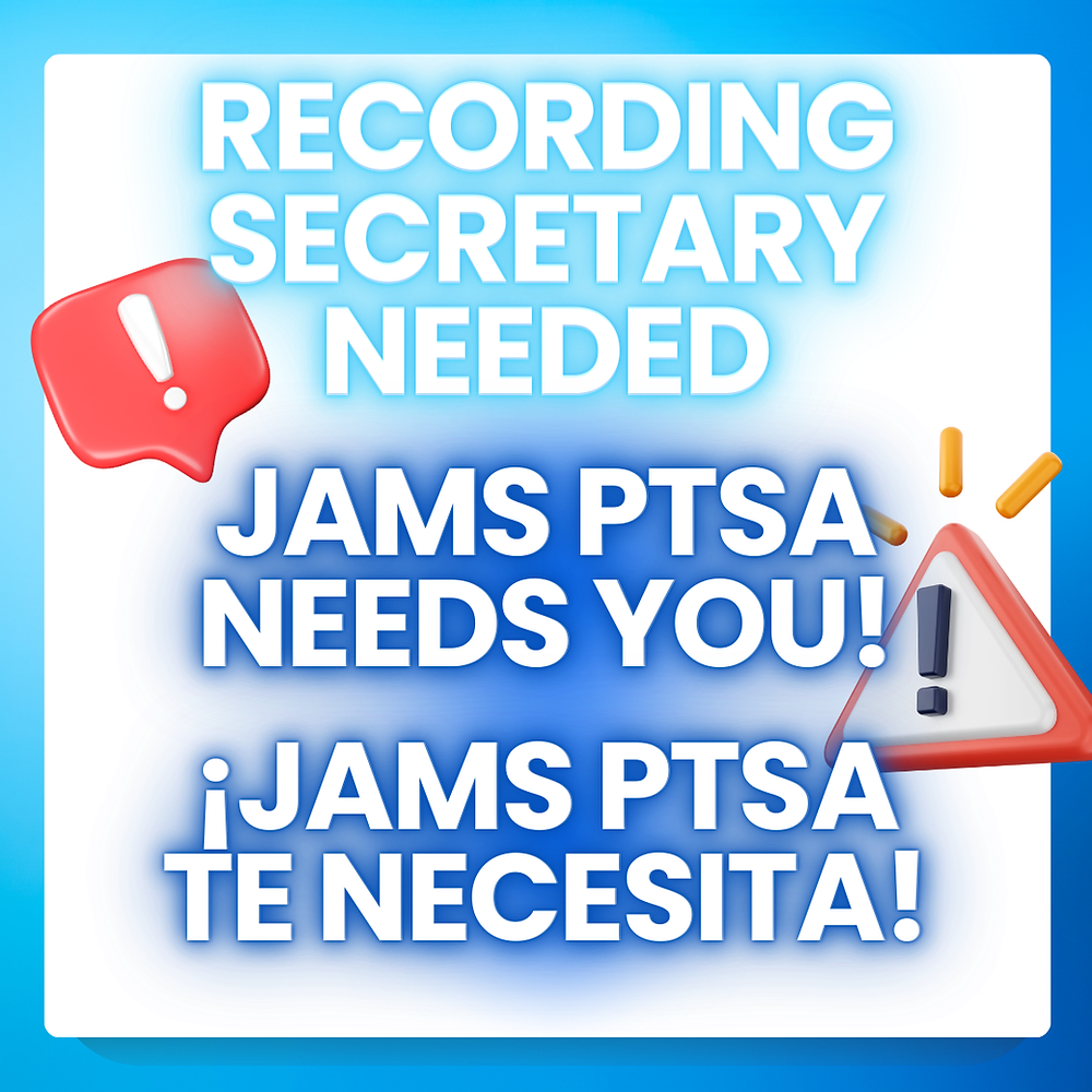 !Recording Secretary Needed!