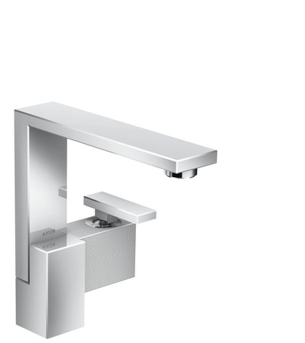 AXOR Edge Single lever basin mixer 190 with push-open waste set ...