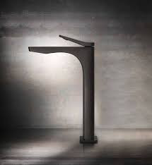 GESSI Rilievo high basin mixer, flexible connections, without waste ...