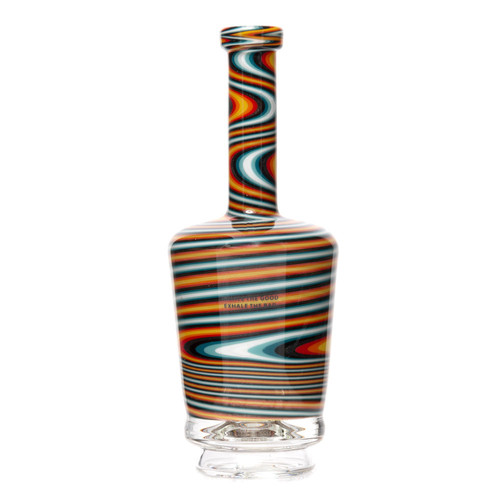 Fire Custom Henny Bottle Peak Glass by Idab Glass | W.G.F.T Online