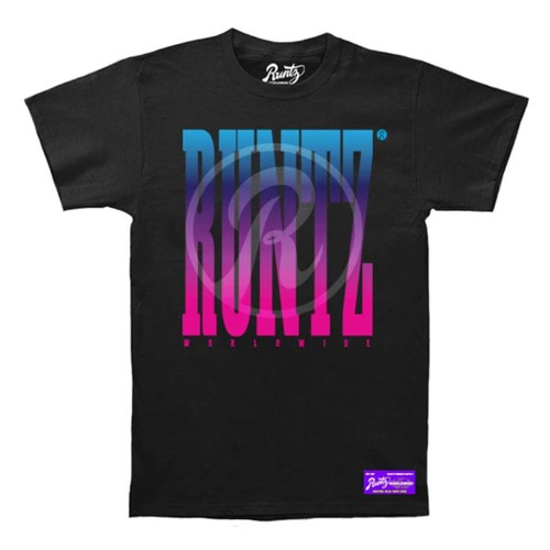 R Logo Worldwide T-Shirt By Runtz - Black | W.G.F.T Online