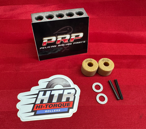 HTR “Bulletproof” Secondary Clutch Roller Kit (2) for Can-Am QRS clutch ...
