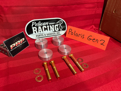 Polaris Gen 2 Solid Motor Mount Kit | Pelicanracingparts