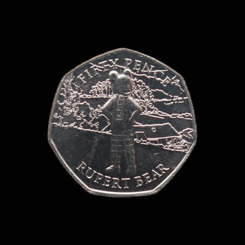 2020 Isle of Man 50p - Rupert Bear - UNC | The Great British Co