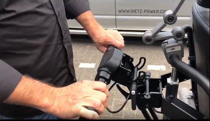 New Attendant Control for Powered Assist Wheelchairs