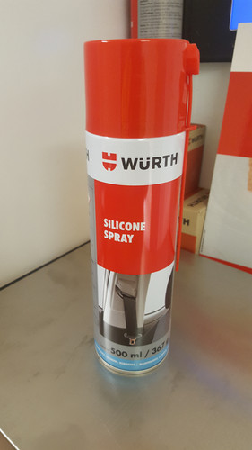 Wurth Silicone Spray Lubricant (0893221) Strain Free Lubrication ...
