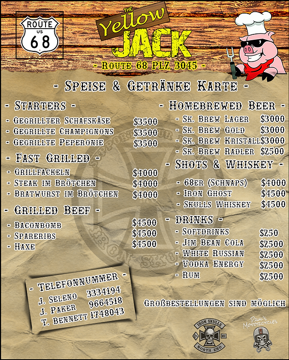 IRON SKULLS MC | Yellow Jack