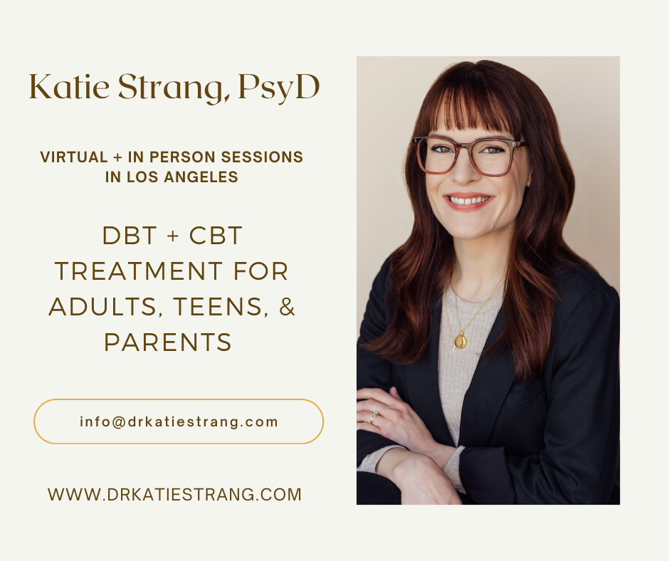 DBT & CBT Therapist Los Angeles | Dr. Katie Strang, PsyD