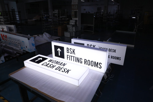 Full Lit Acrylic Light Box Waterproof Solid PMMA Lighting Box | Yijiao