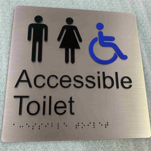 Wholesale Stainless Steel ADA Restroom Signs - Braille & Tactile ...