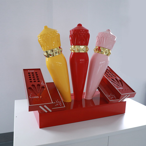 Acrylic Cosmetics Displays Stand Creative Stone Window Props | Caamatech