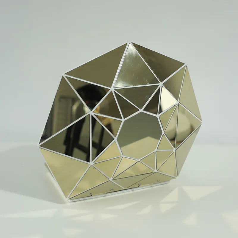 Gold Mirror Perfume Display Stand Countertop Cosmetic Display Tray ...