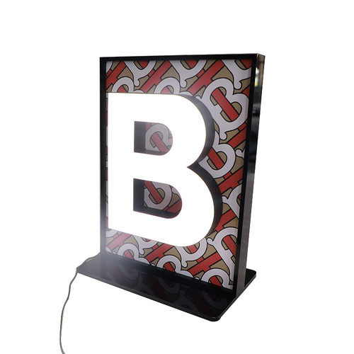Rimless face illuminated letters 3D LED Front-lit Signs For Shop | Yijiao