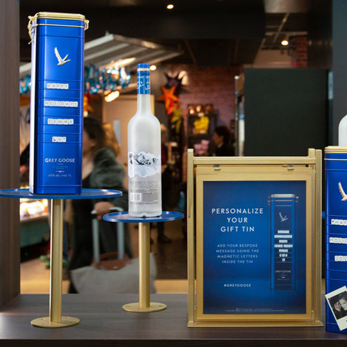 Wine Whiskey Showcase Custom Counter Display Cabinet Bar Wood Wine Rack ...