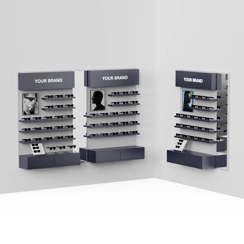 Wall Mounted Sunglass Display Holder Eyewear Store Spectacle Shop ...