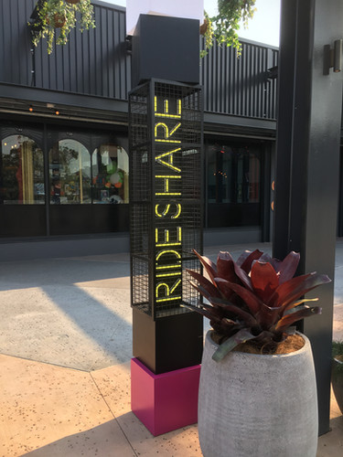 Business Use Exterior Wayfinding signage Illuminated Directional ...