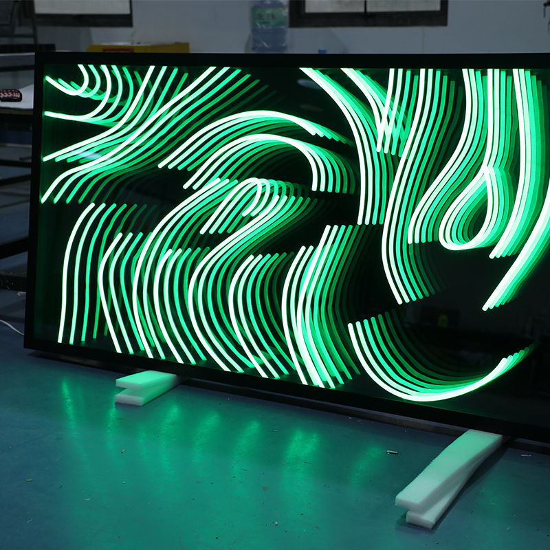 Mirror Tunnel Lamp|Infinity Mirror sign | yijiao