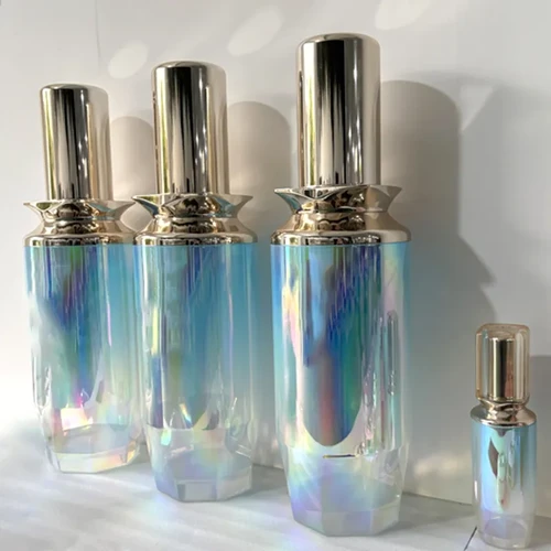 Vacuum Plating Cap Serum Display Replica Custom Makeup Store Display ...