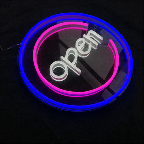 Totally Customized Flexible Neon Silicone Faux Neon with Acrylic Backer ...