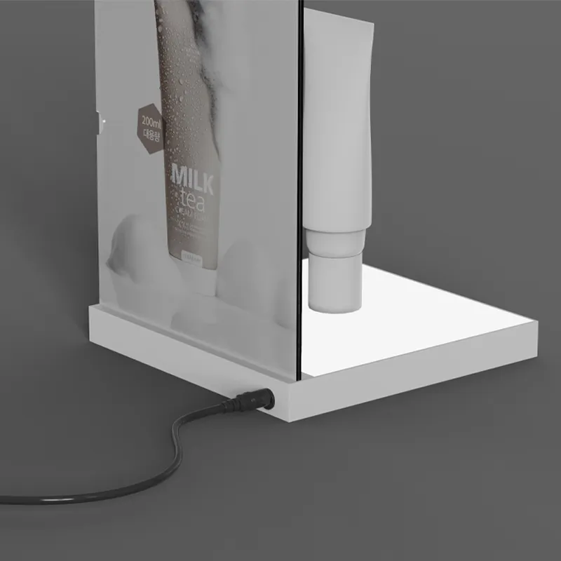 LED Cosmetic Poster Display Stand Skincare Countertop Display Base ...